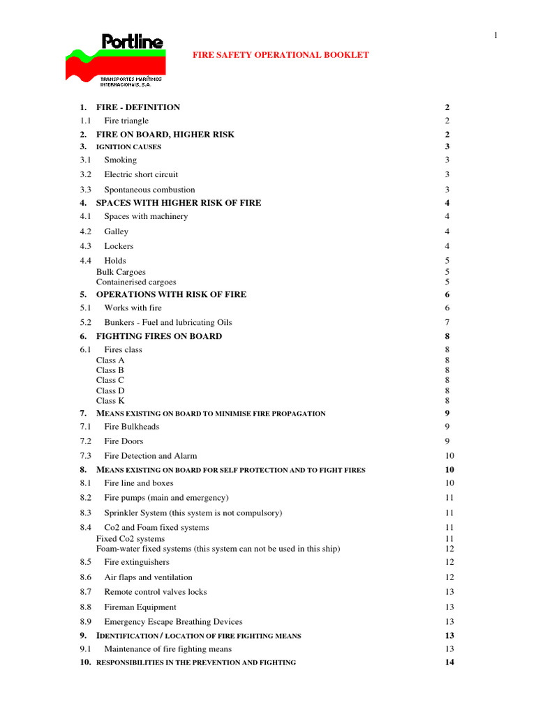Fire Safety Booklet | PDF | Fires | Fire Sprinkler System