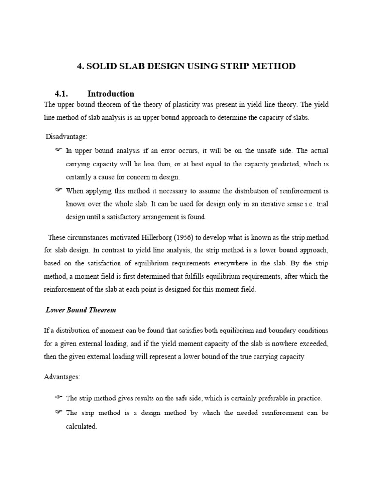 Strip Method | PDF | Reinforcement