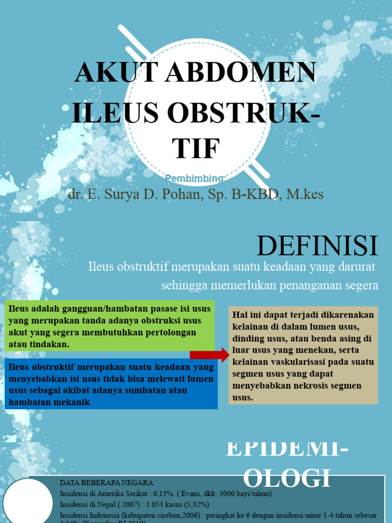 Ileus Obstruktif | PDF