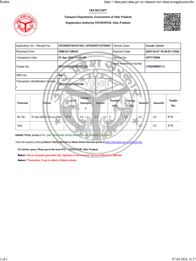 Anuj Singh Tax | PDF | Receipt | Taxation