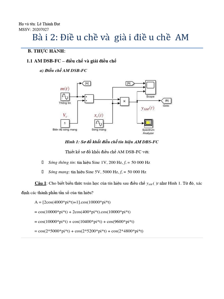Le Thanh Dat - Bai 2 | PDF