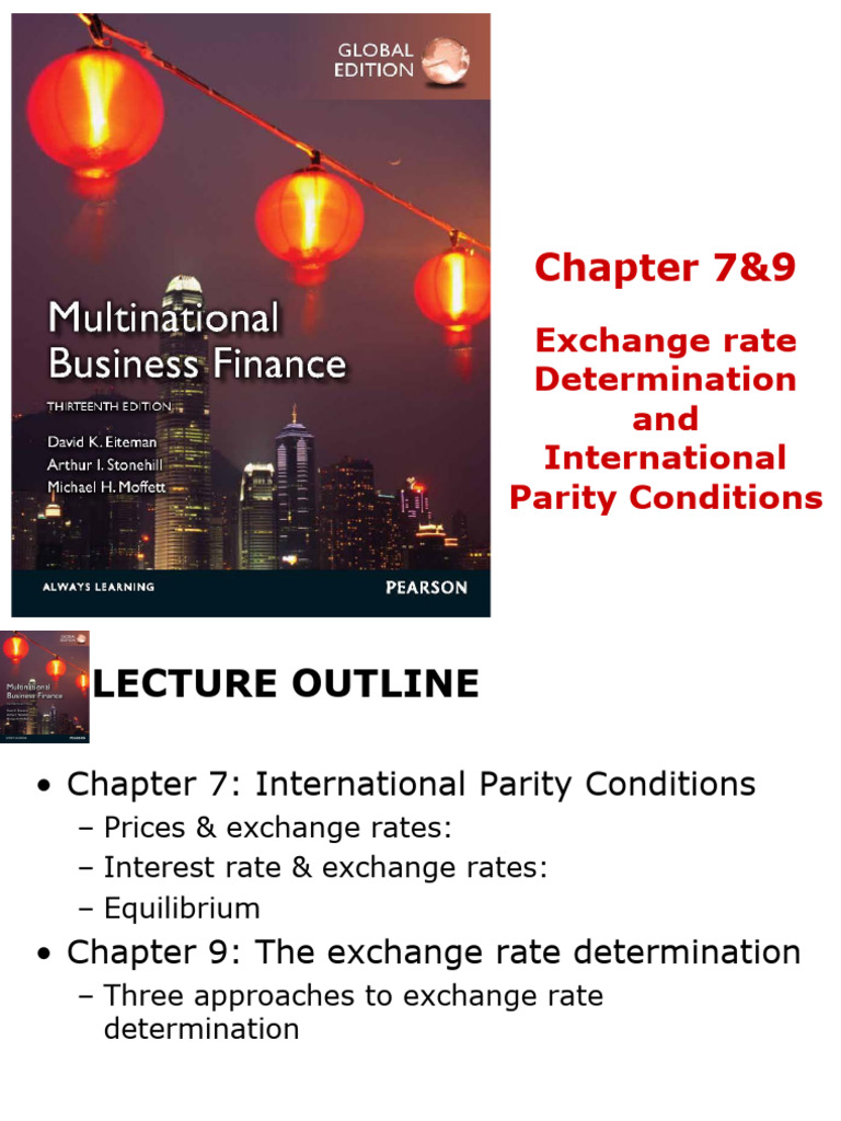 Lec 4+5 - Chapter 7&9 | PDF | Exchange Rate | Purchasing Power Parity