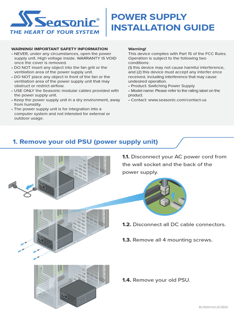 Multilingual User Manual | PDF | Power Supply | Ac Power Plugs And Sockets