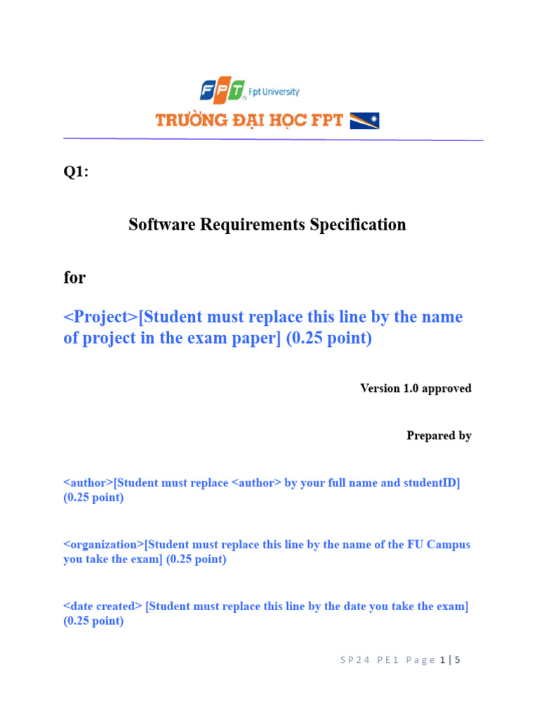 SWR302 SP24 PE1 Template | Download Free PDF | Computing