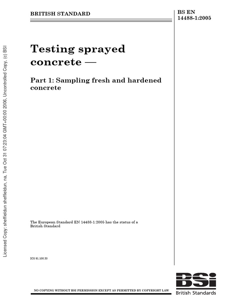 Bs en 14488 1 2005 3 PDF Free | PDF | Regulation | International ...
