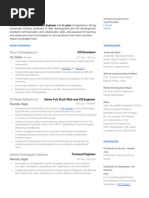 CV - John Doe - New | PDF | Technology & Engineering