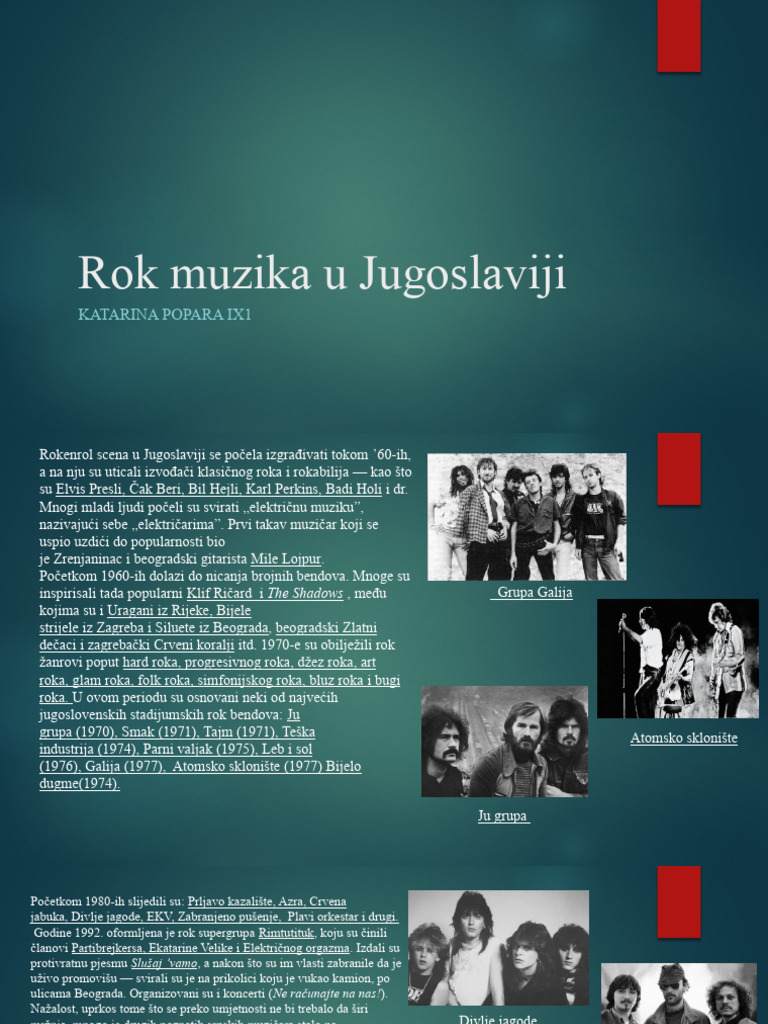 Rok Muzika U Jugoslaviji | PDF