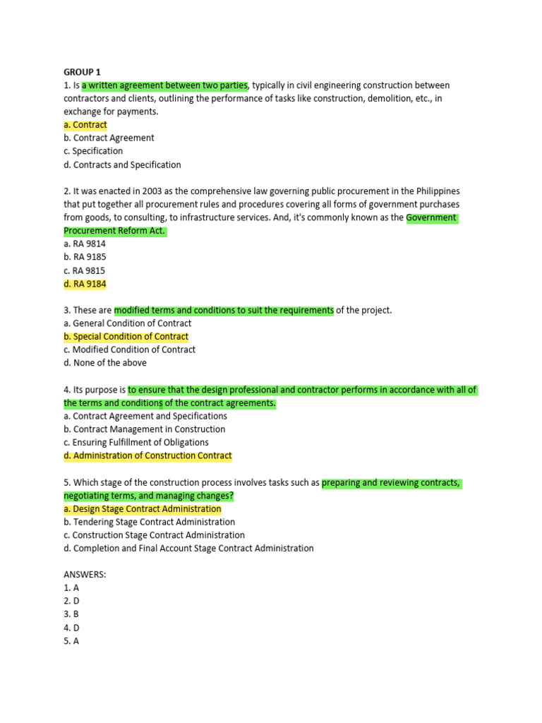 Questions Reporting 1 5 1 | PDF | Masonry | Concrete