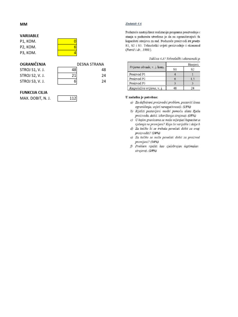 KM Vježba 13 Zadatak 4.6 | PDF