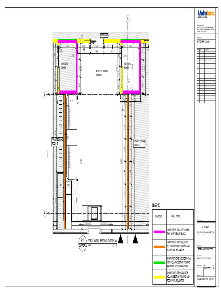 24F - PDR 2 Layout Plans | PDF | Building Technology | Materials 24F - PDR 2 Layout Plans | PDF | Building Technology | Materials