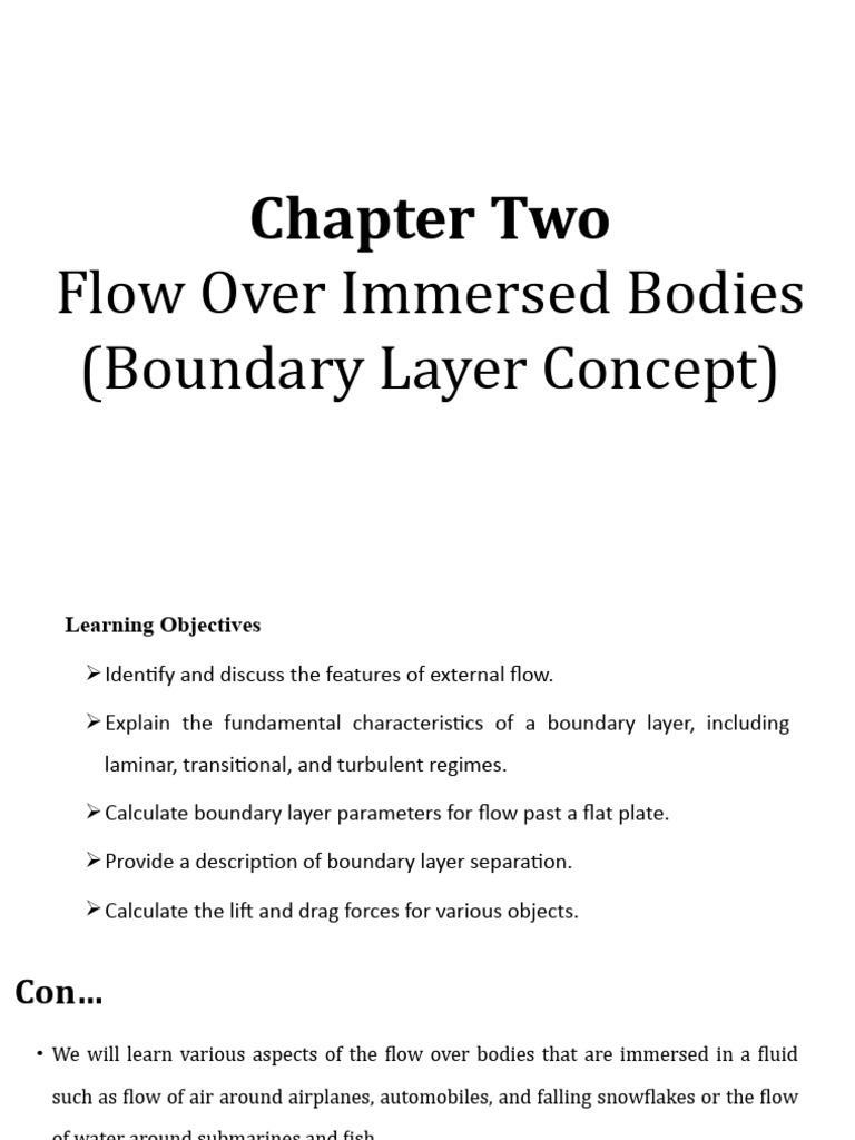 Chapter Two - Boundary Layer Concept | Download Free PDF | Boundary Layer | Fluid Dynamics