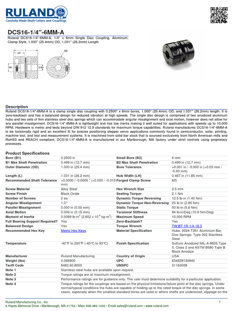 DCS16 1 - 4 - 6MM A | PDF | Mechanical Engineering