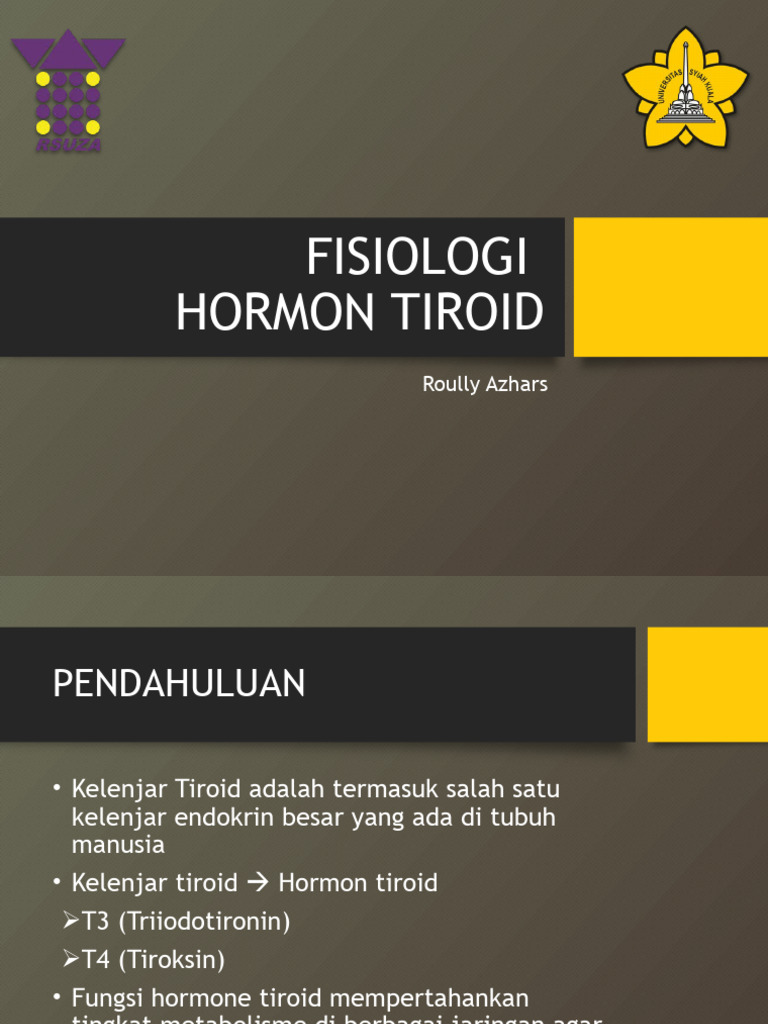 Fisiologi Hormon Tiroid | PDF | Pengembangan Diri | Kesehatan Holistik