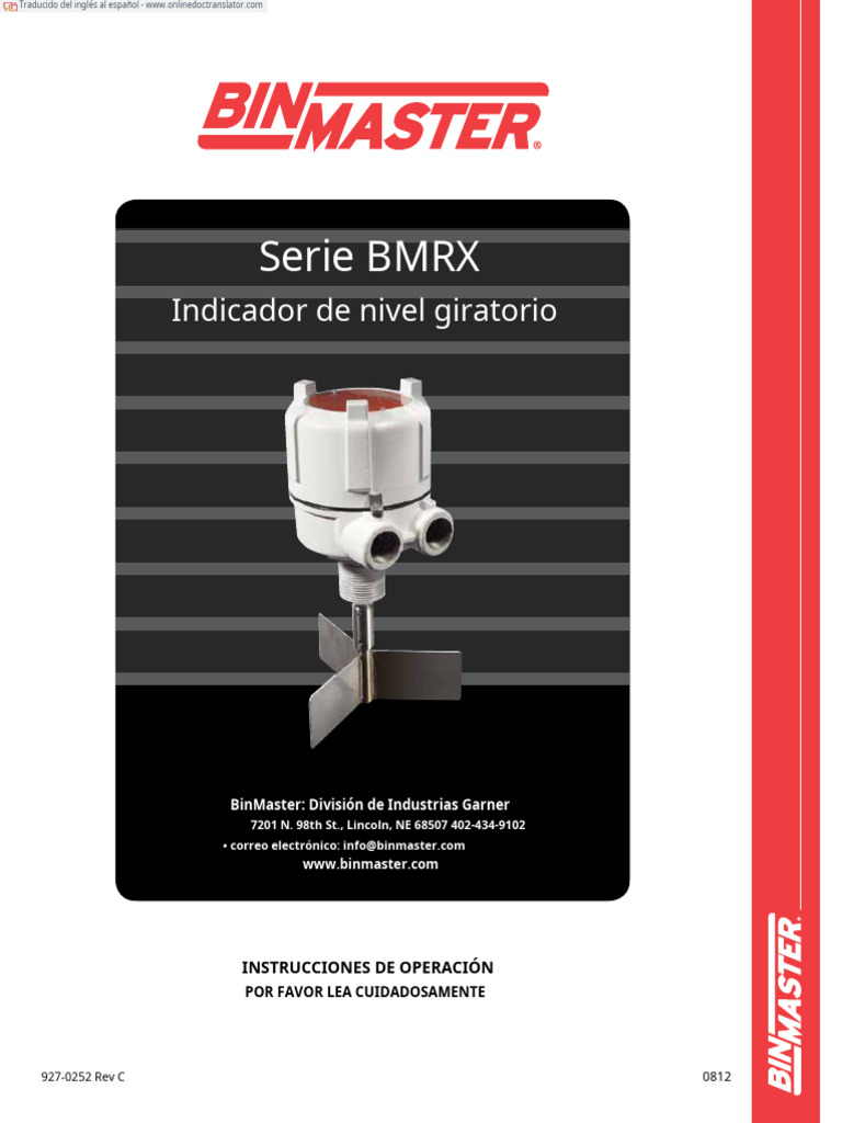 Manual-Bmrx en Es | PDF | Relé | Cambiar
