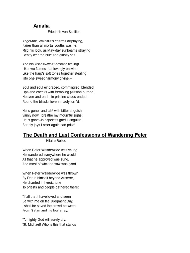 European Poems . | PDF