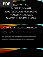 Ang Subheto at Obheto NG Paggawa | PDF