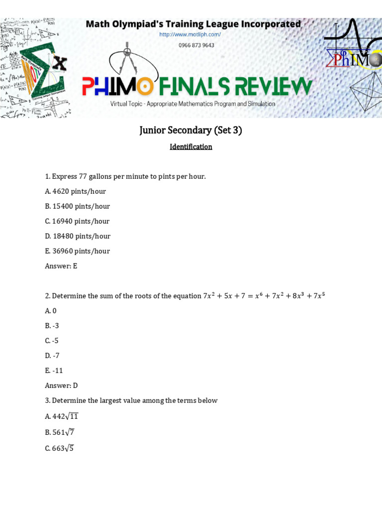PhIMO 2021 Finals Review JS Set 3 | PDF | Computational Science ...