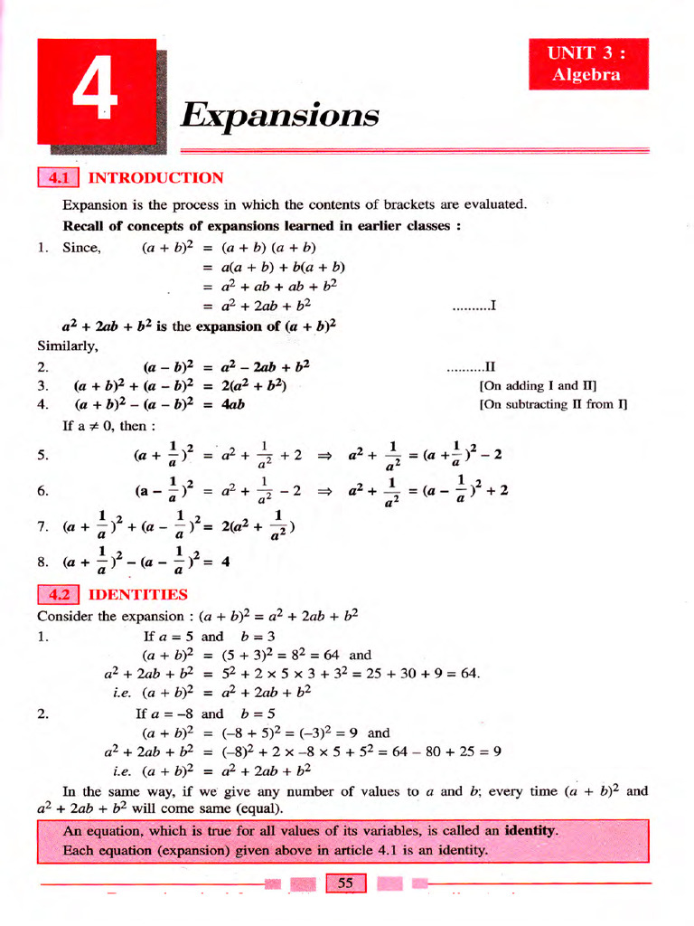 selina-class-9-maths-chapter-4-expansions | PDF