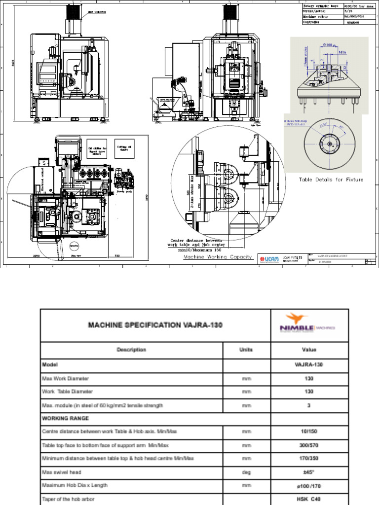 VAJRA-130 Machine Specifications | PDF | Science & Mathematics | Computers