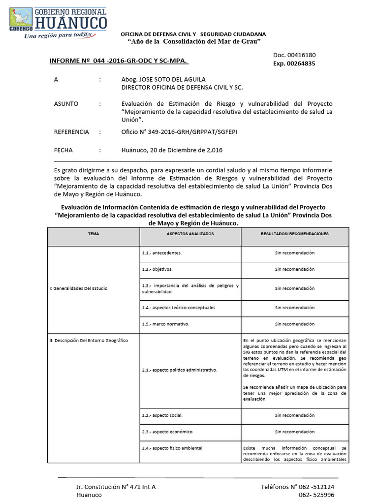 modelo de informe | PDF