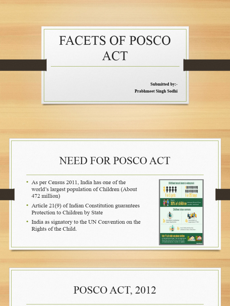 POSCO | PDF | Rights | Sex And The Law