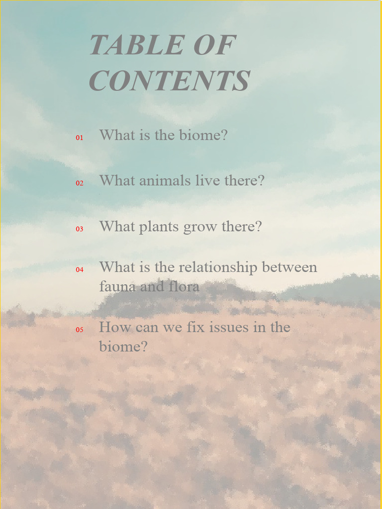 National Geographic Grassland Biome | PDF | Grassland | Predation