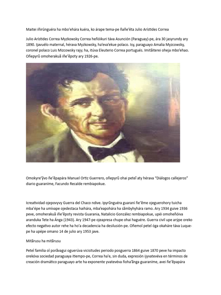 Julio Correa | PDF | Paraguay