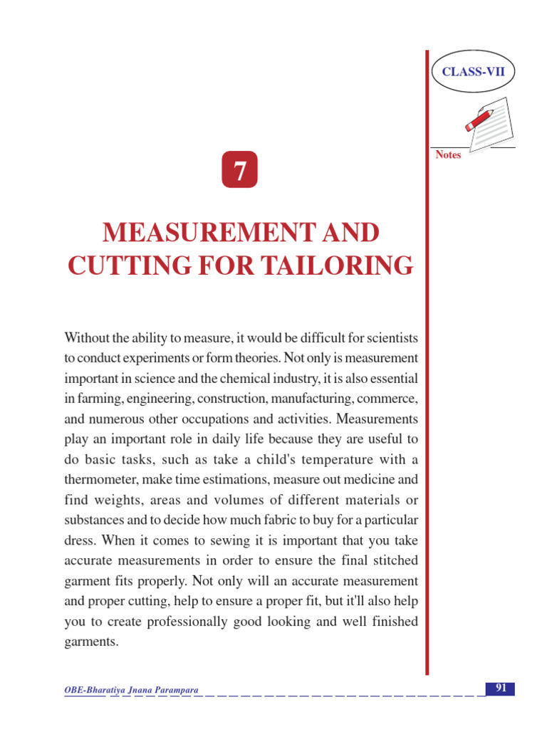 Pre Voc (Level C) CH 7 Final | PDF | Scissors | Sewing