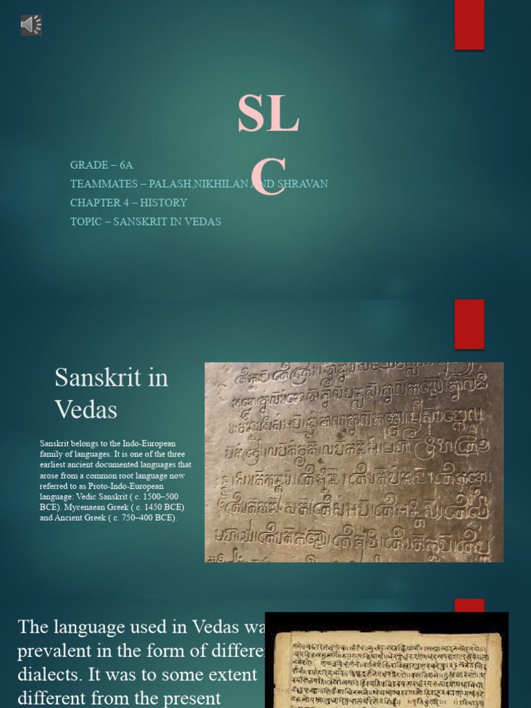 Sanskrit Language in the Vedas | PDF | Language Arts & Discipline ...