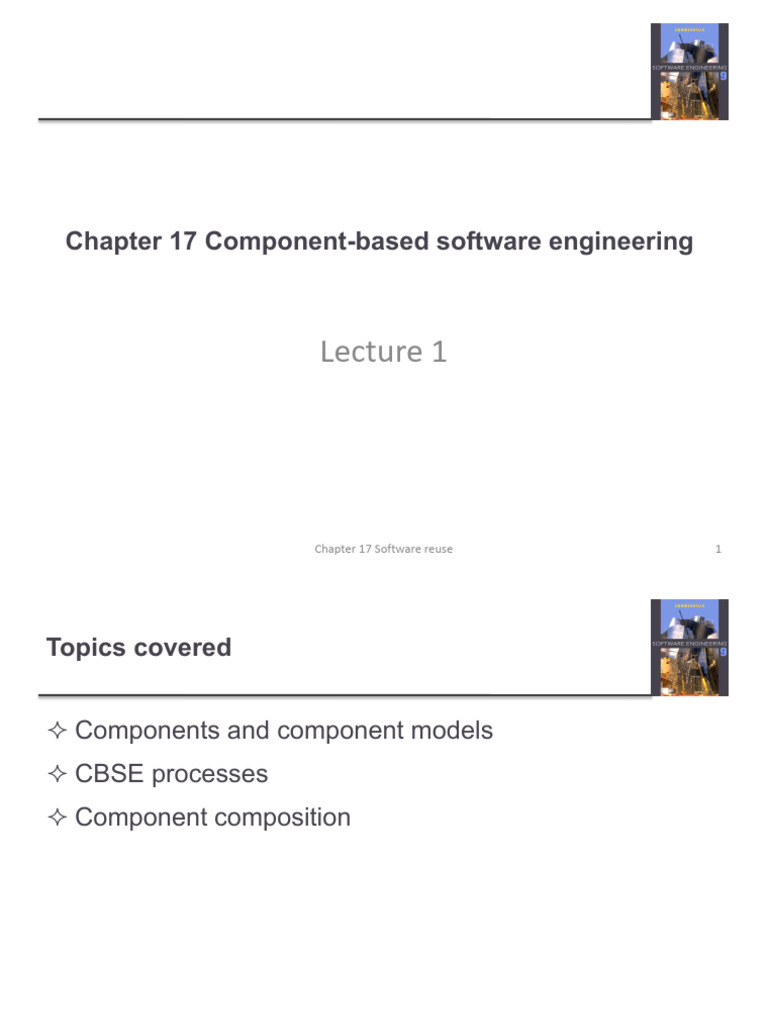 4900 17 Componnent Based | PDF | Component Based Software Engineering ...