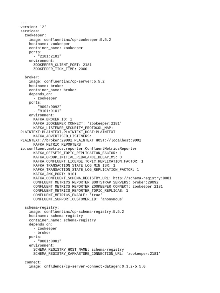 Docker Compose | PDF | Java Platform