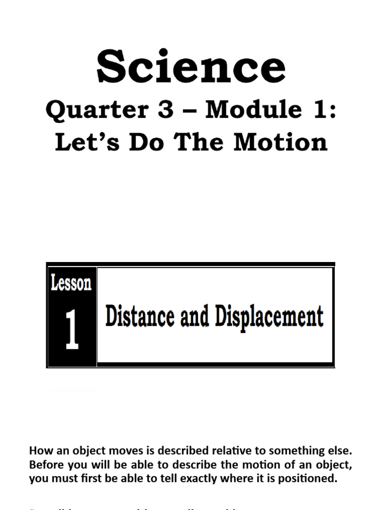 q3 Module 1 | PDF | Science & Mathematics