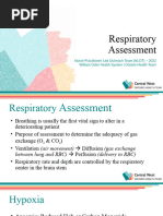 Respiratory Assessment for Physiotherapists | PDF | Lung | Breathing