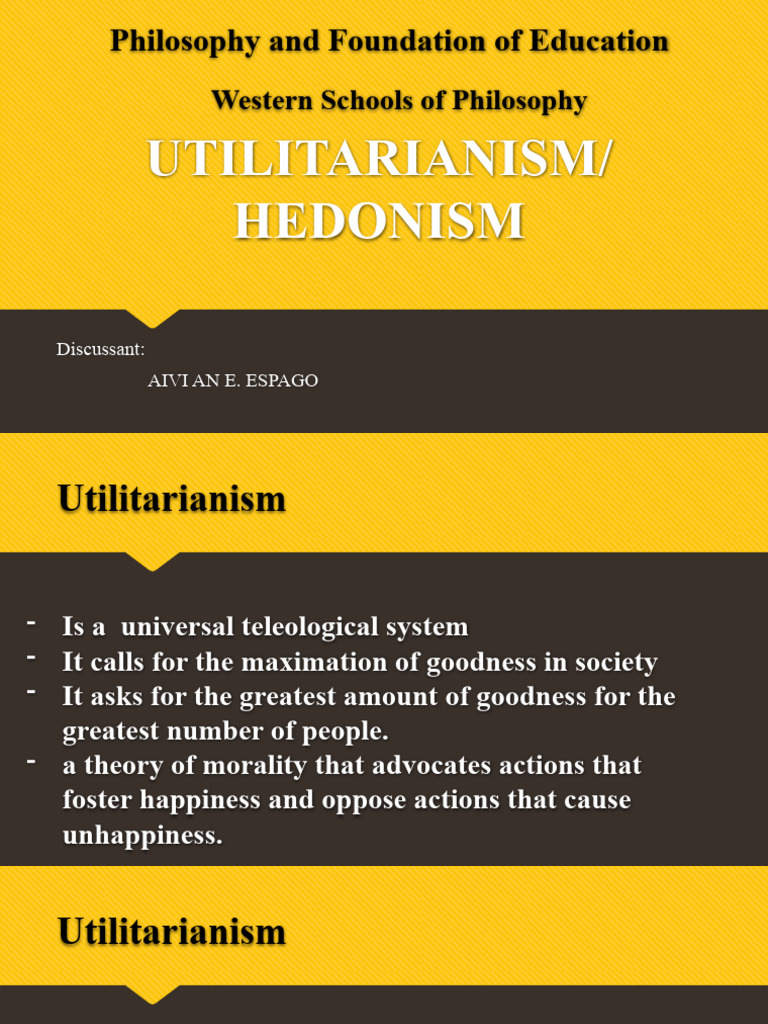 Utilitarianism | PDF | Utilitarianism | Hedonism