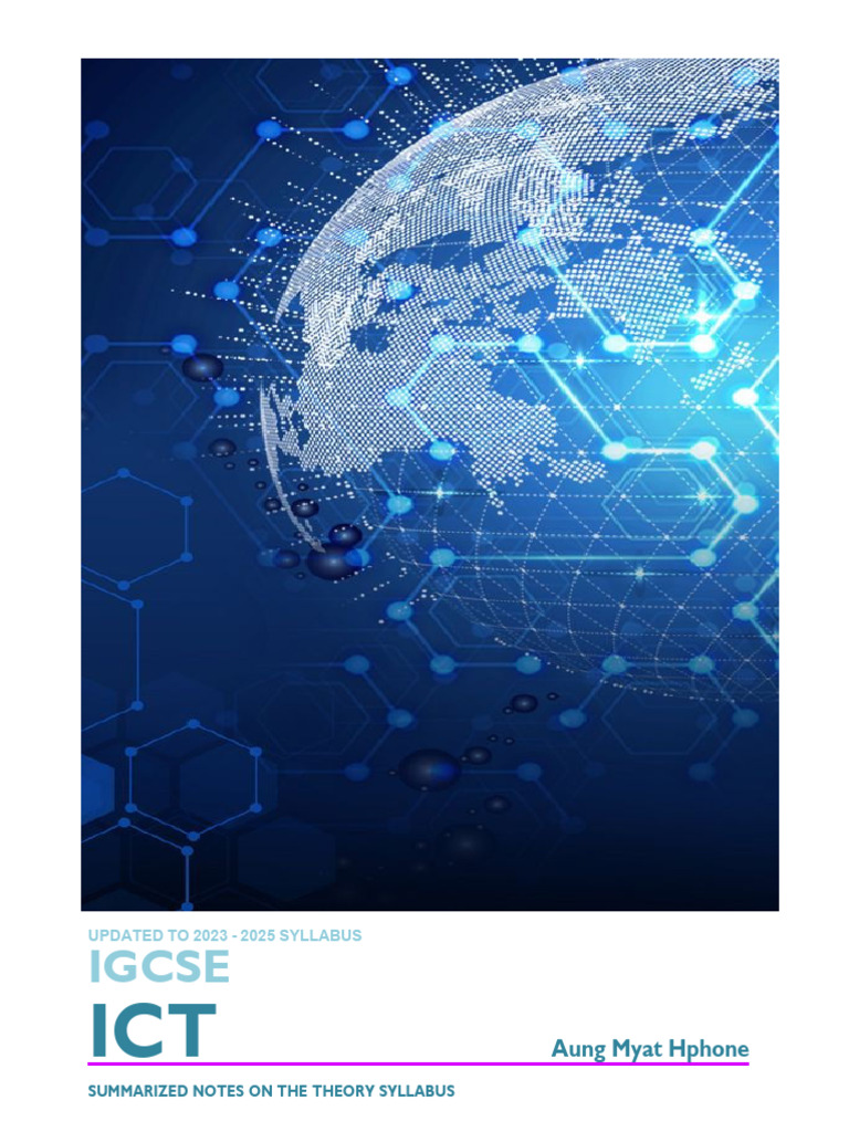 Cie Igcse Ict Theory Notes 3rd Edition Pdf Computer Data Storage Read Only Memory