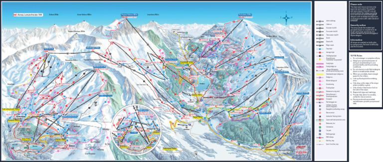 Pistenplan Arosa Lenzerheide en | PDF | Racing | Individual Sports