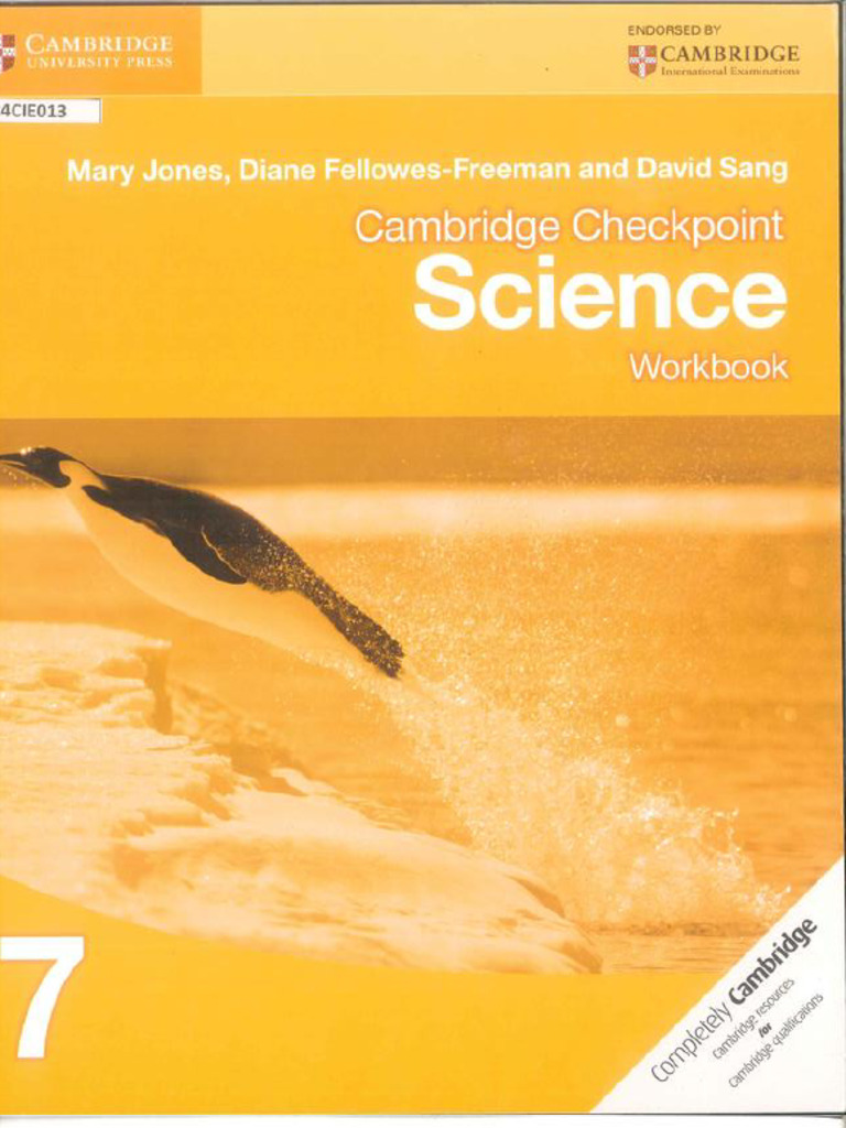Cambridge Kpoint Science Workbook 7 PR | PDF