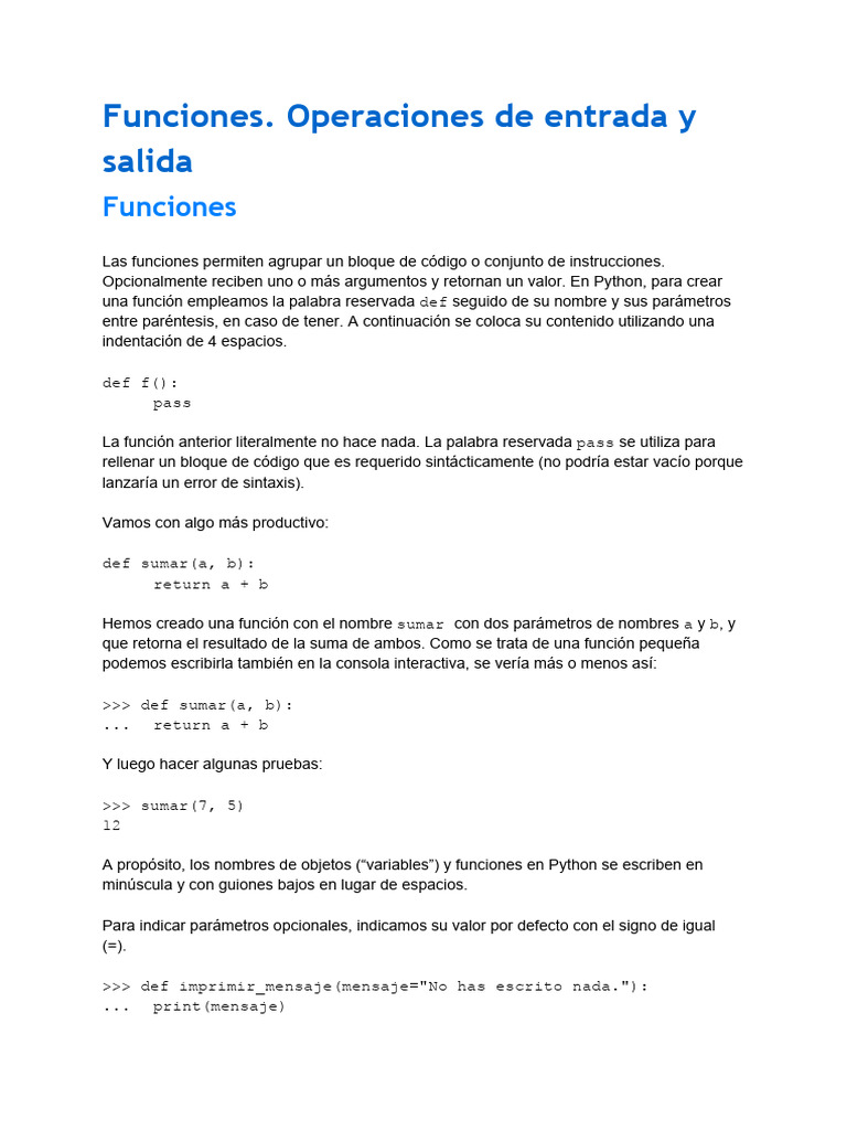 01- Manual Alumno - Python | PDF | Python (lenguaje de programación) | Objeto (informática)