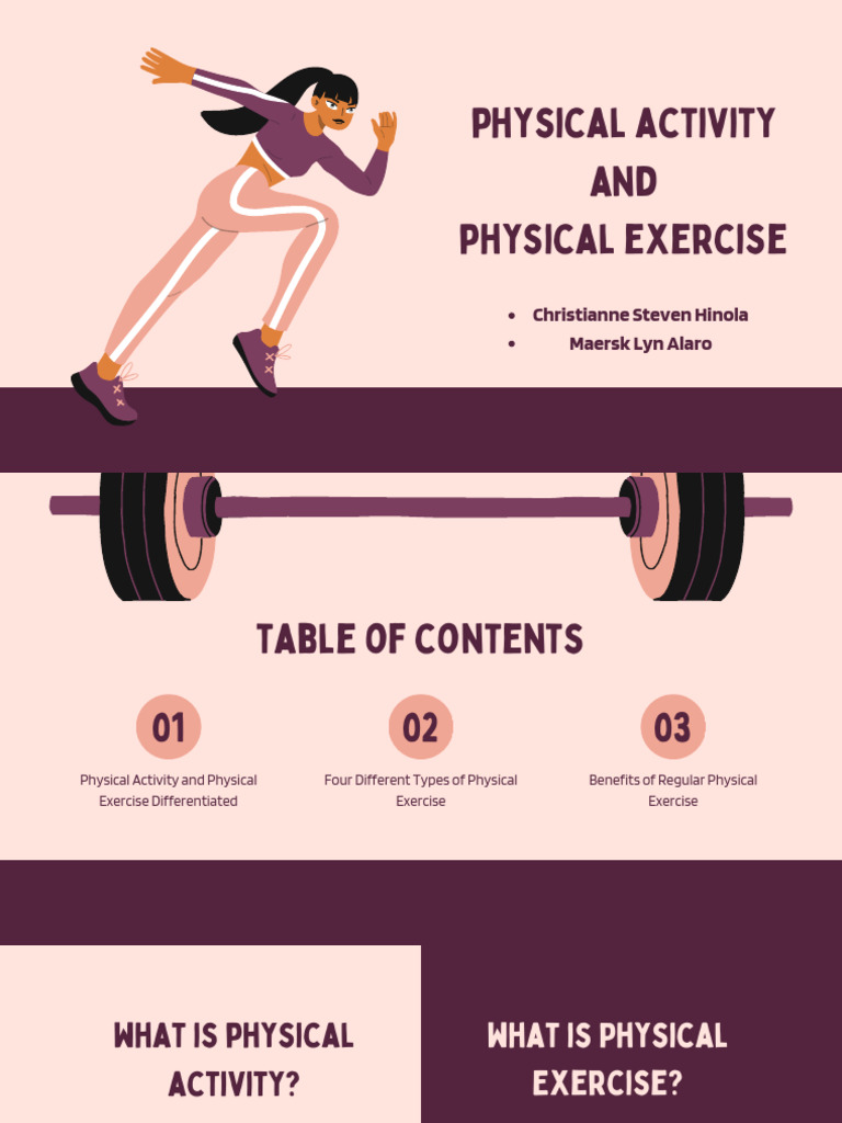 Physical Activity and Physical Exercise | PDF | Strength Training ...