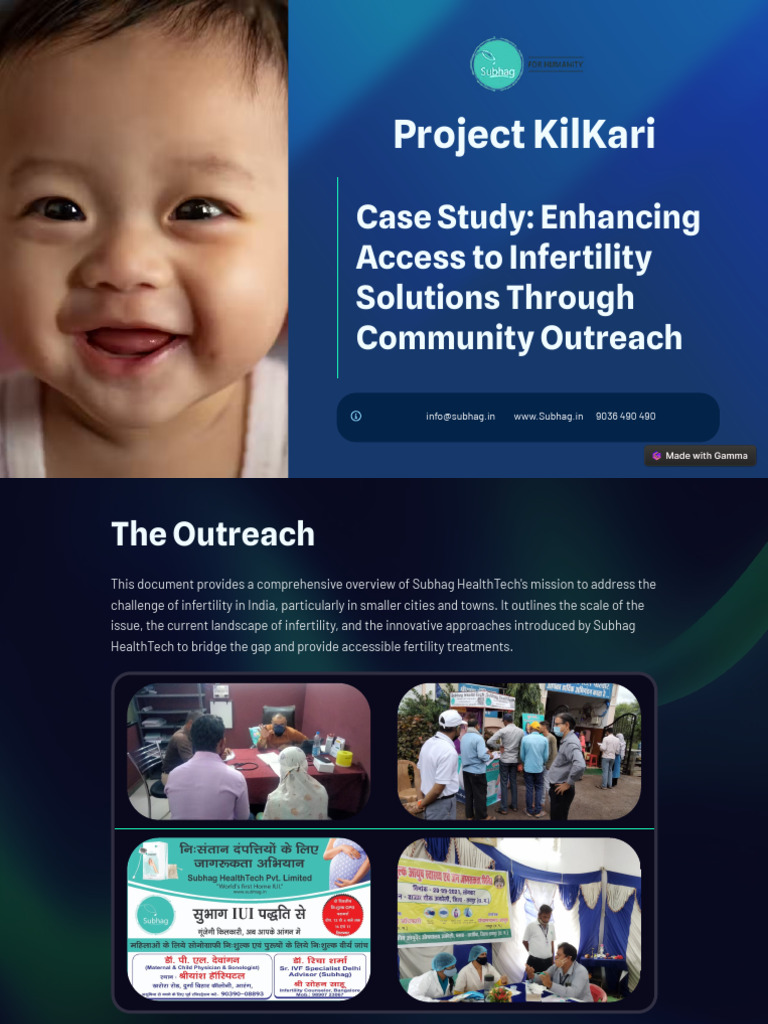 Project KilKari From Subhag Healthtech | PDF | Infertility | Total ...