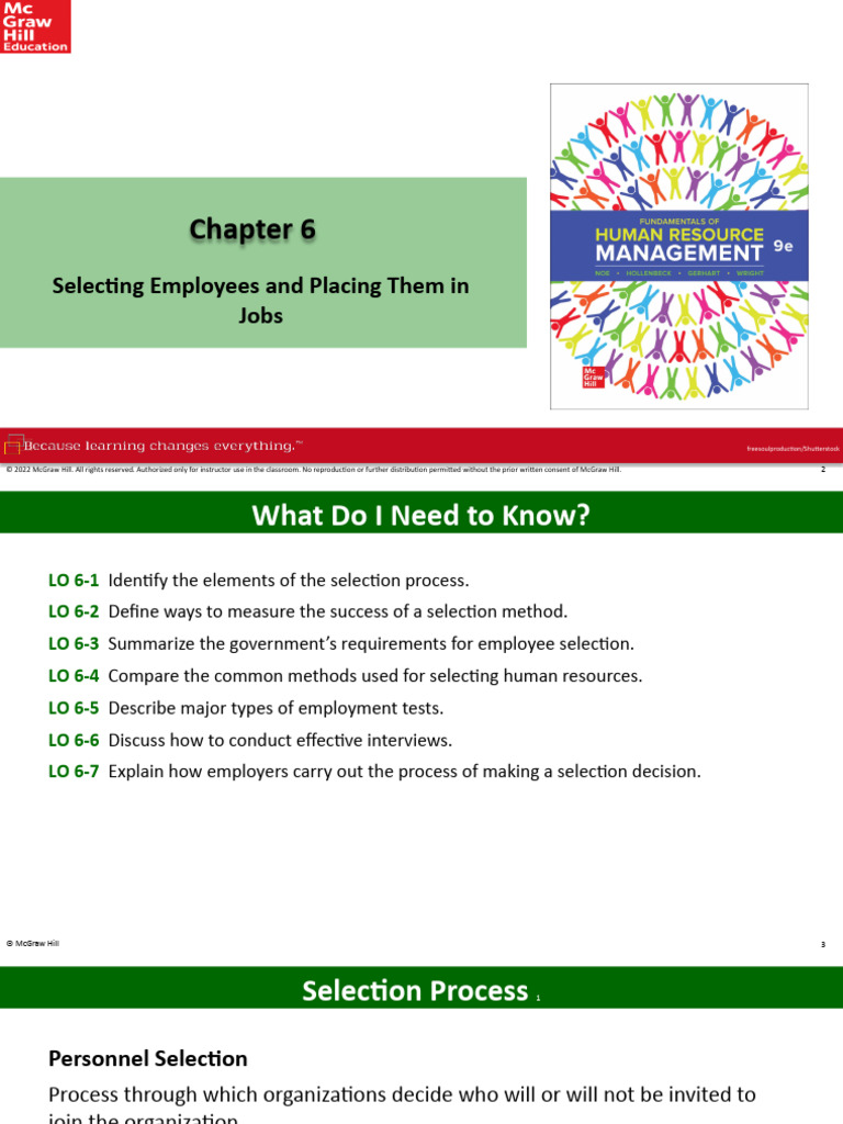 Noe FHRM9e PPT Ch06 Accessible | PDF | Validity (Statistics) | Recruitment