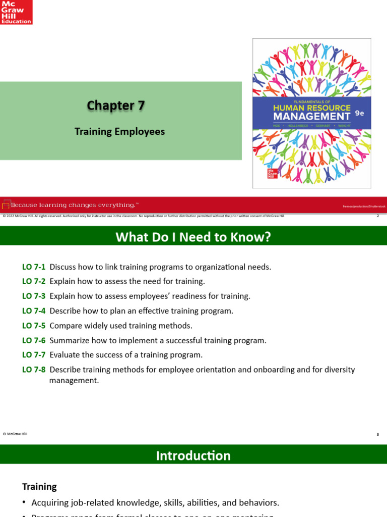 Noe FHRM9e PPT Ch07 Accessible | PDF | Educational Technology | Educational Assessment