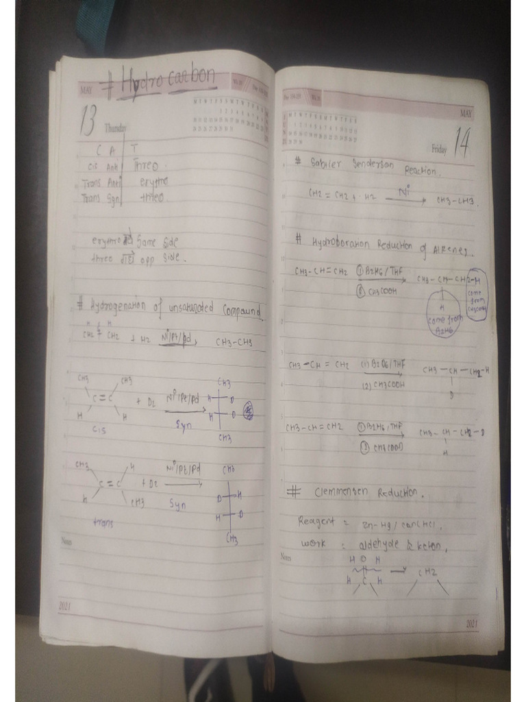 Handwritten Notes Jee Main Organic | PDF