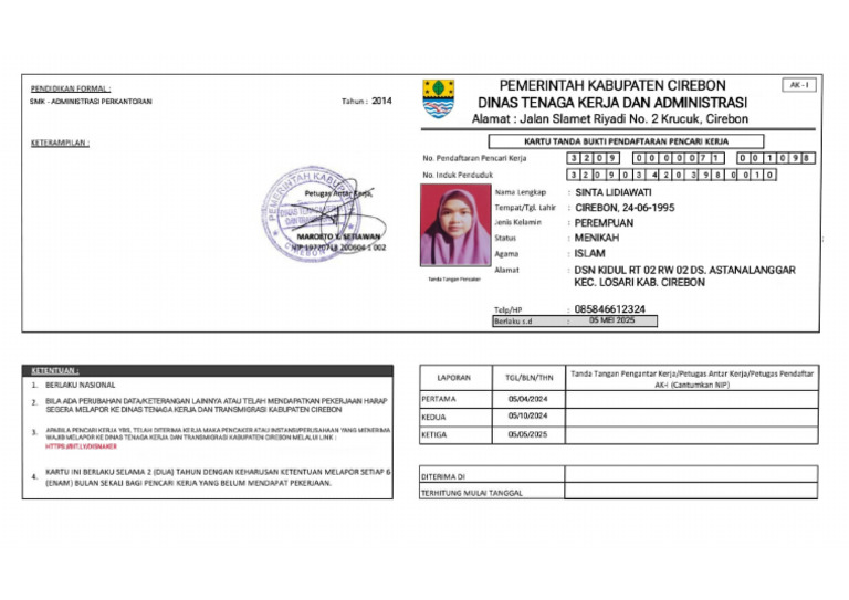 Kartu Kuning - Sinta Lidiawati | PDF