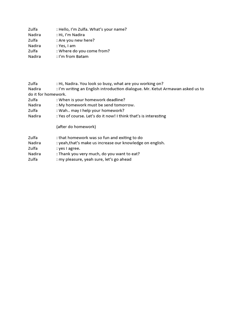Dialogue Bing | PDF