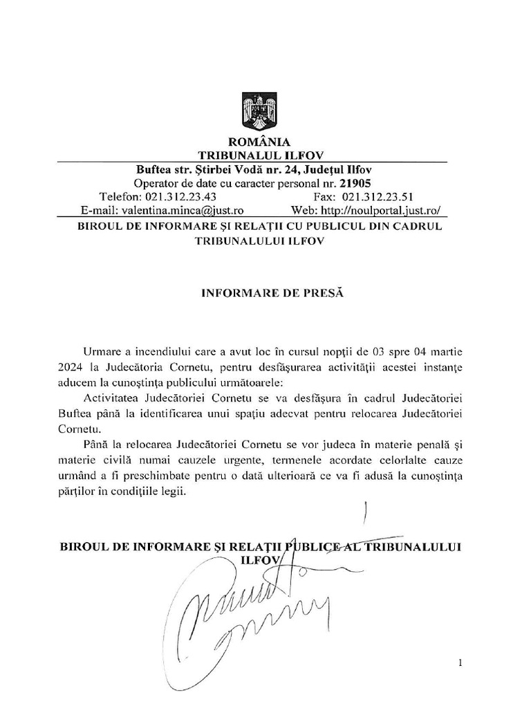 Informare de Presa | PDF