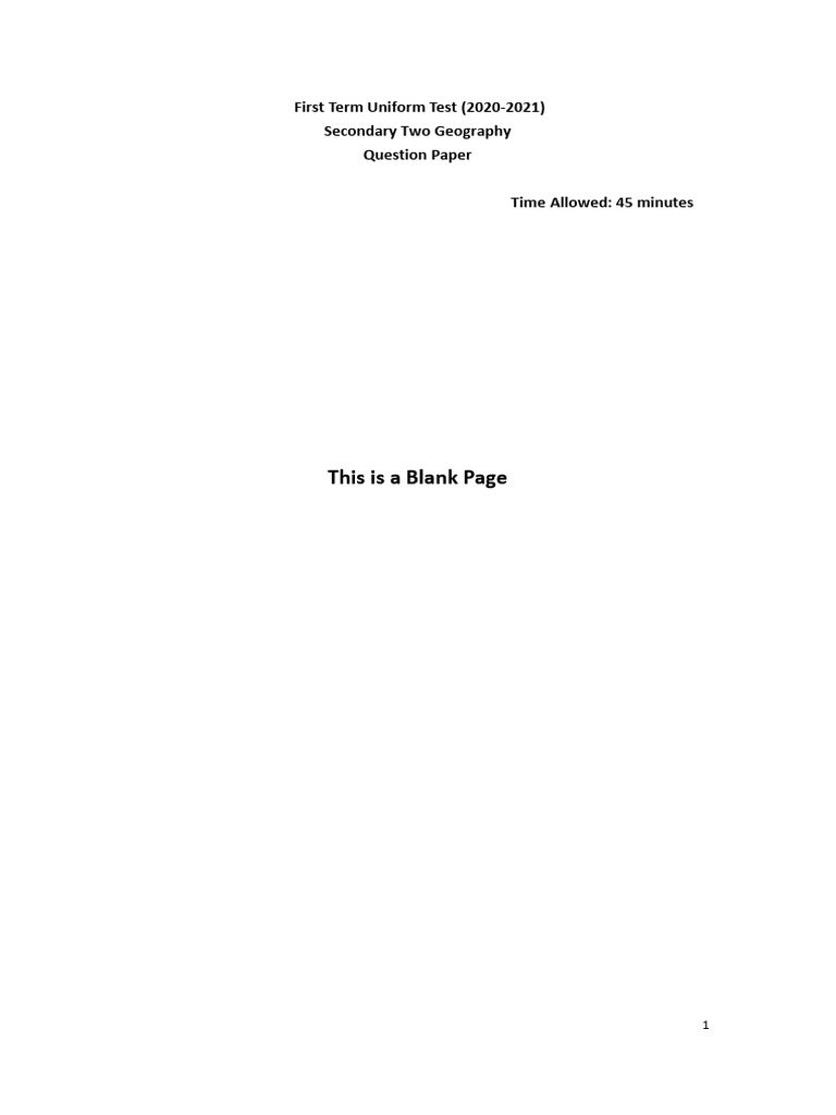 2020-21-S2 Geography | PDF | Desert | Soil