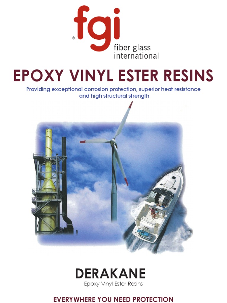Derakane Epoxy Vinyl Esters | PDF | Epoxy | Manmade Materials