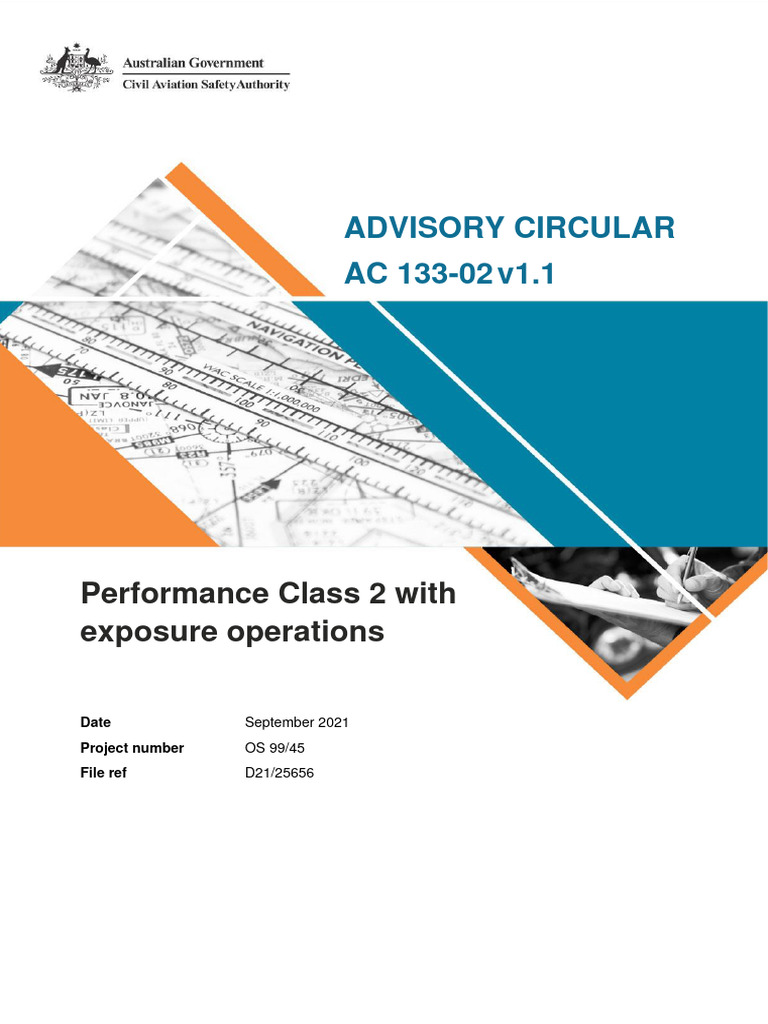 Advisory Circular 133 02 Performance Class 2 Exposure Operations | Download Free PDF ...