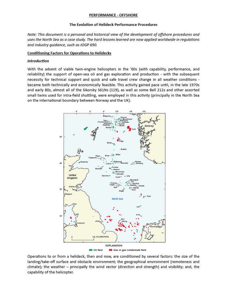 Helideck Performance in Offshore Operations | PDF | Helicopter | Takeoff